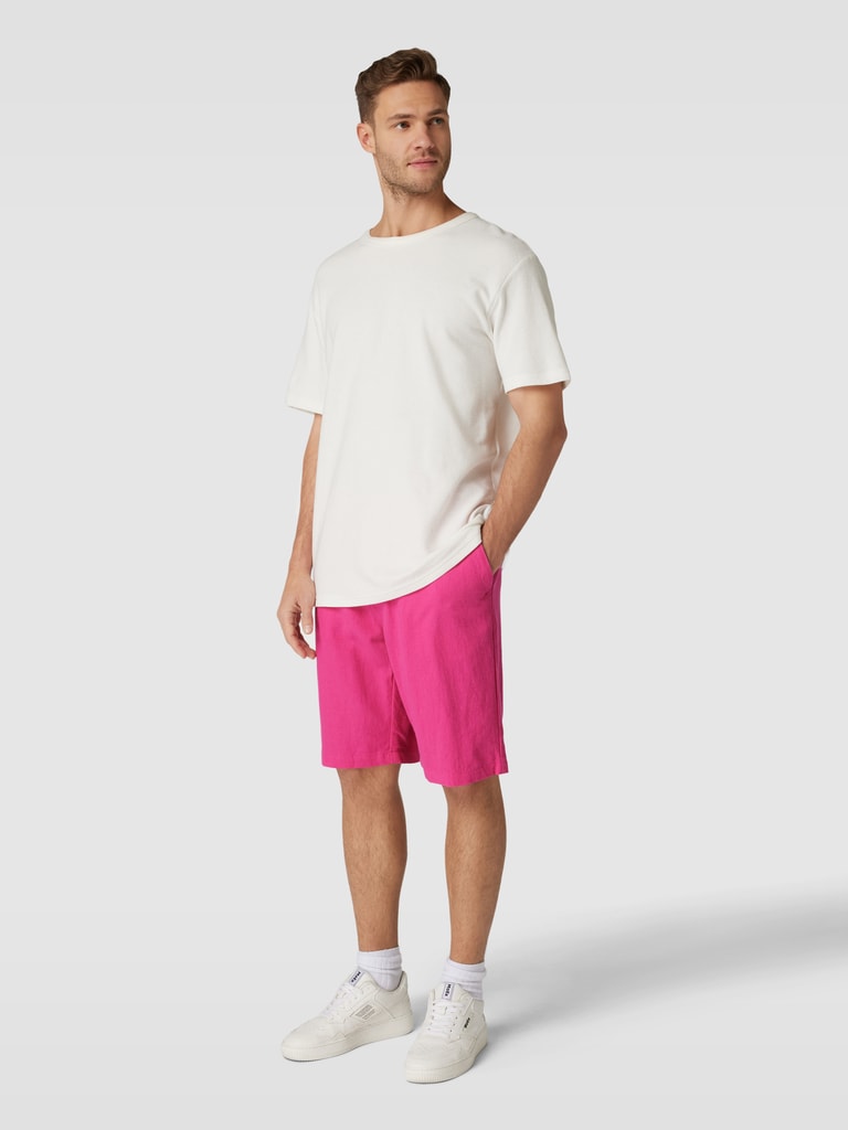 JAKE*S STUDIO MEN Bermuda met achterzak in felroze online kopen | P&C