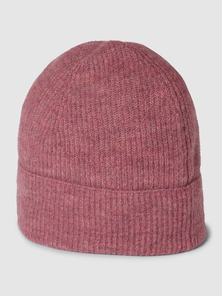 Christian Berg Woman Beanie mit Strukturmuster in Ripp-Optik (aubergine ...