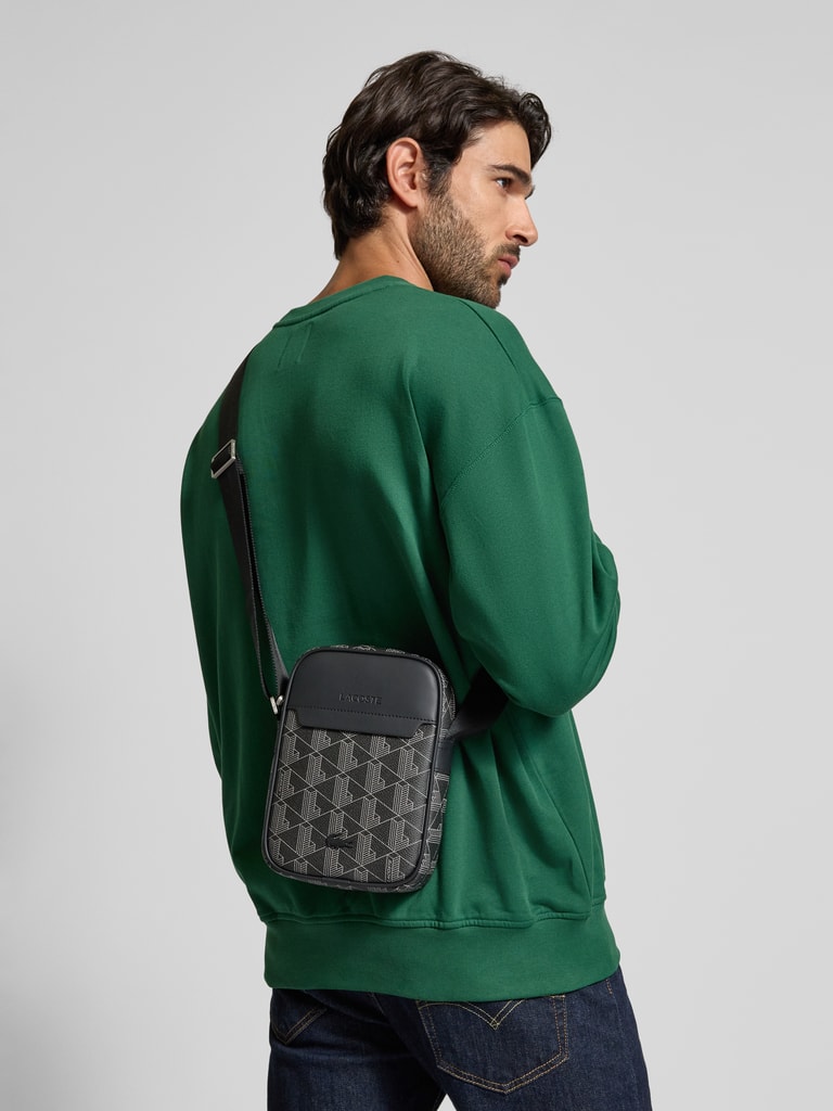Lacoste Camera Bag mit Logo-Muster (black) online kaufen
