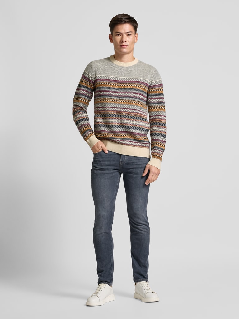 BOSS Slim Fit Jeans mit Label-Detail Modell 'Delaware' (mittelgrau ...