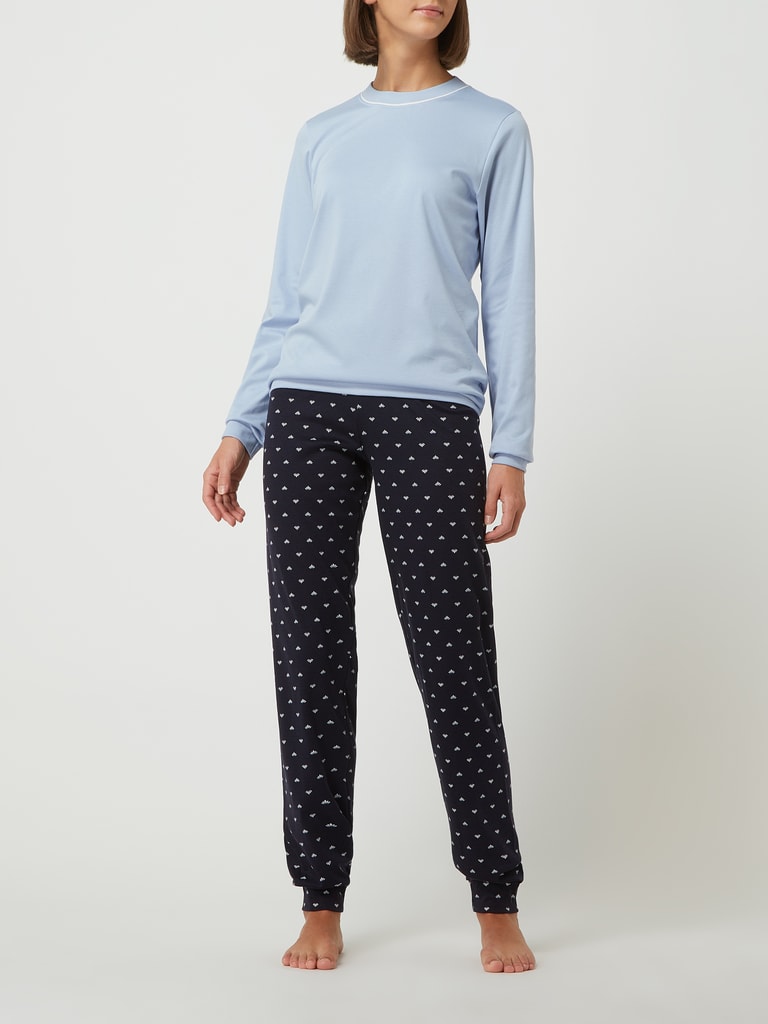 Calida Pyjama aus Baumwolle (marine) online kaufen