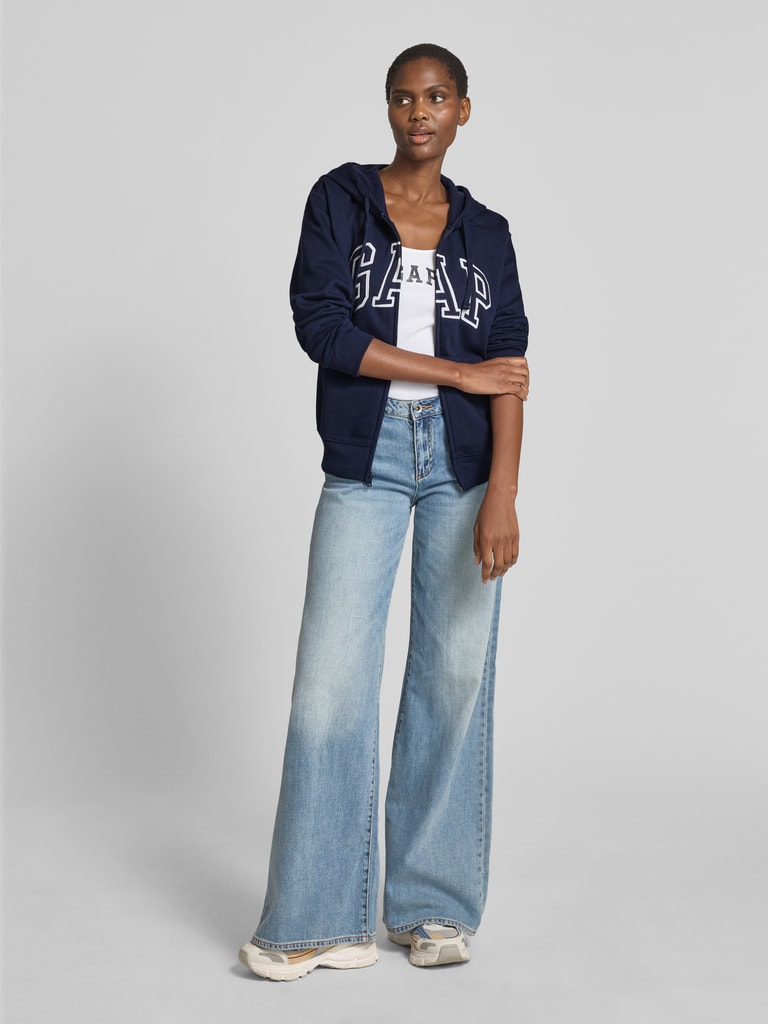 GAP Sweatjacke mit Kapuze (dunkelblau) online kaufen