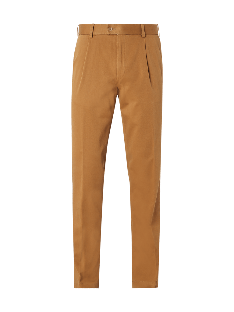 Hiltl Chino mit Bundfalten (camel) online kaufen