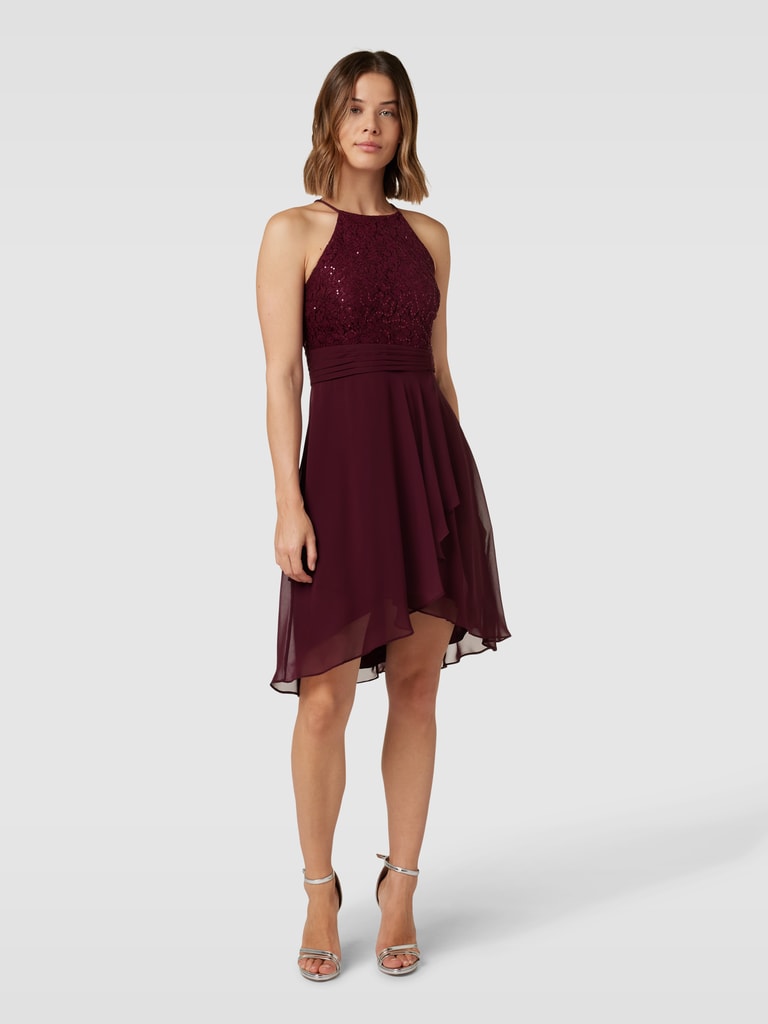 Jake*s Cocktail Cocktailkleid mit Baumwoll-Anteil (bordeaux) online kaufen