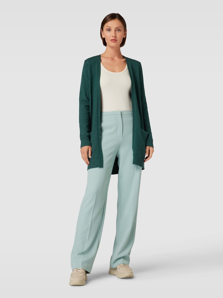 Vila Cardigan aus Viskose-Mix mit gerippten Abschlüssen Modell 'RIL ...