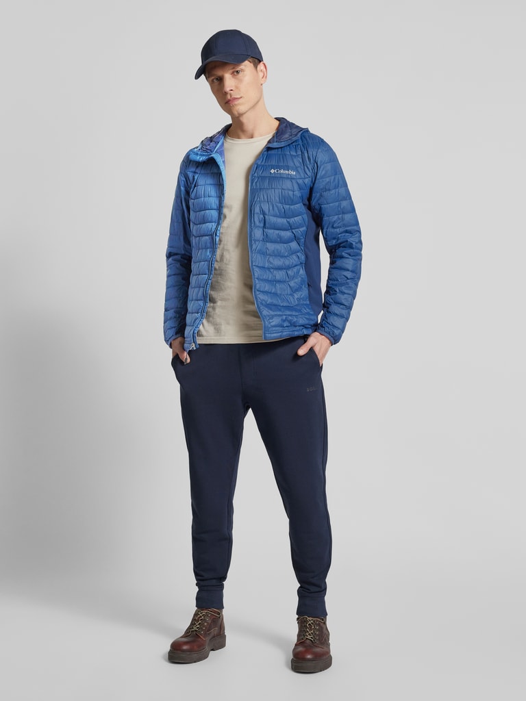 COLUMBIA Jacke mit Label-Print Modell 'Powder Pass Hybrid' (marine ...