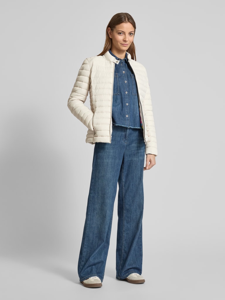 Frieda & Freddies Gewatteerd jack met ritszakken, model 'JUDY' in ecru ...