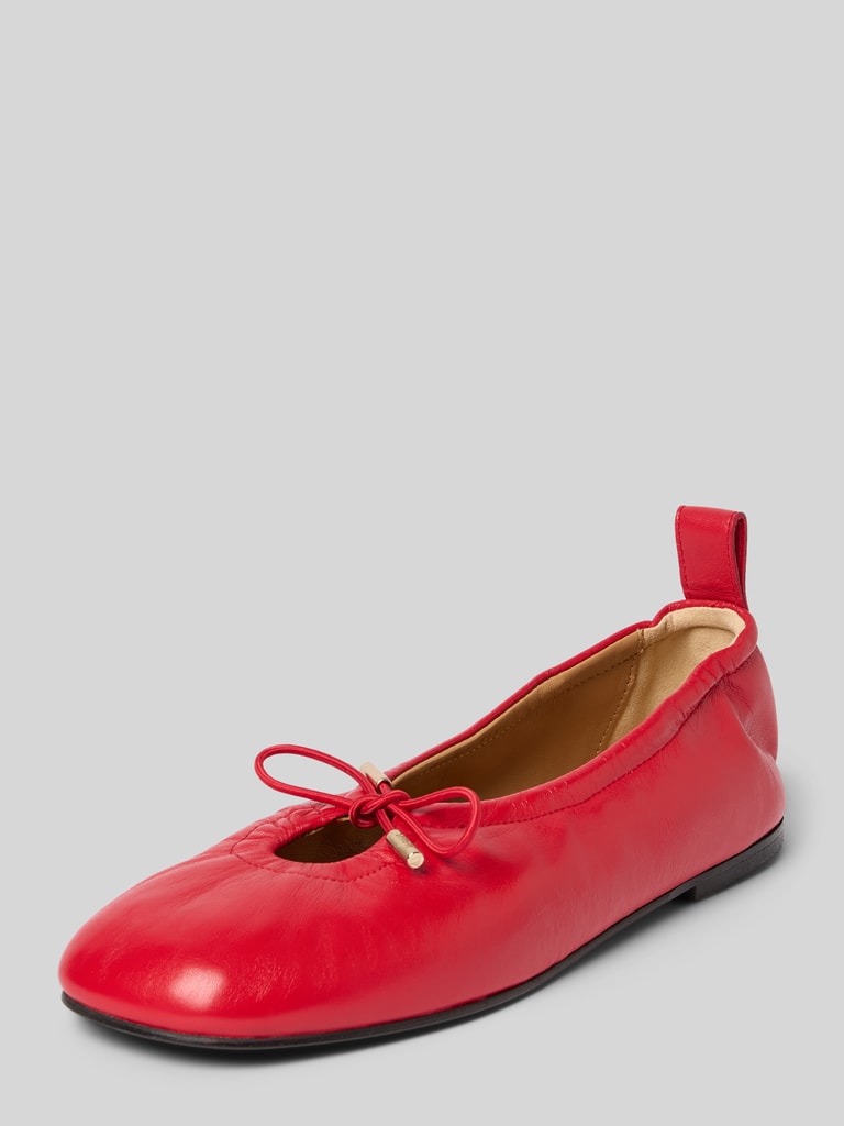 ALOHAS Ballerina mit Ziernaht Modell 'ROSALIND' (rot) online kaufen