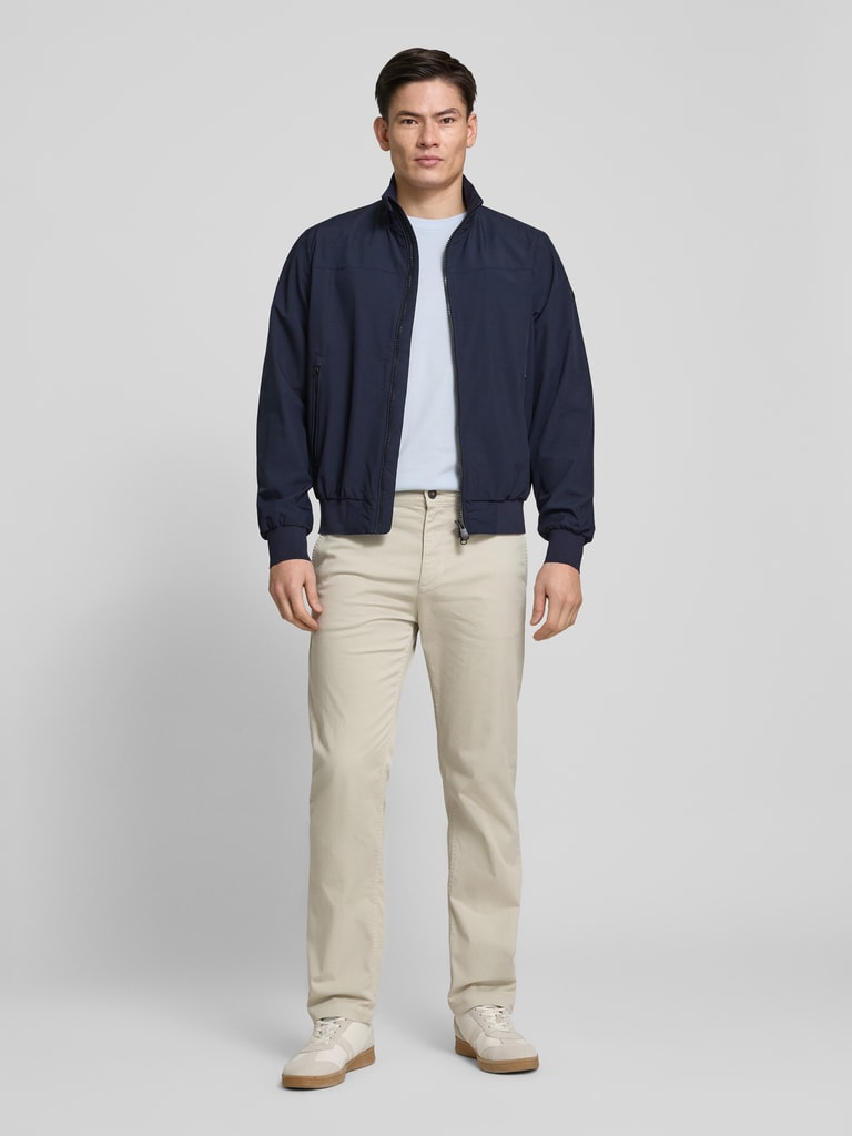 SAVE THE DUCK Jack met opstaande kraag, model 'FINLAY' in marineblauw ...