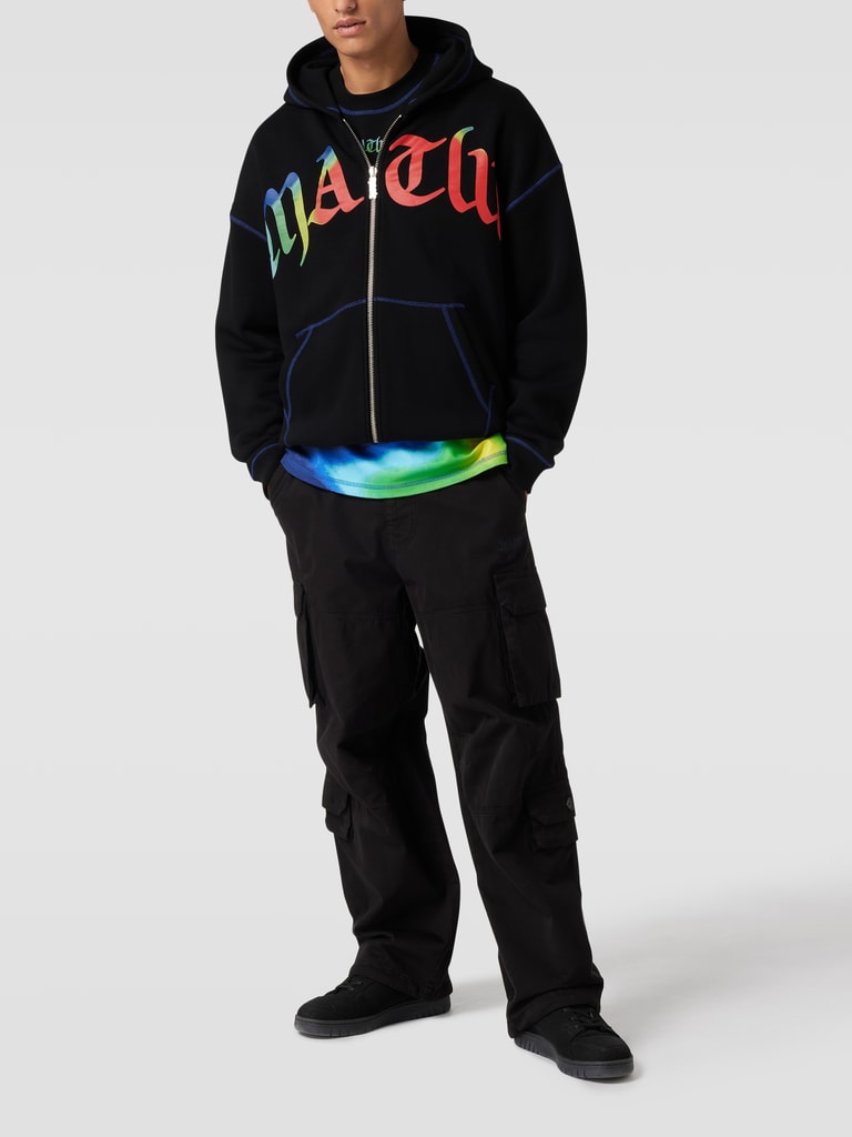 Review X MATW MATW x REVIEW - oversized sweatjack met labelprint in ...
