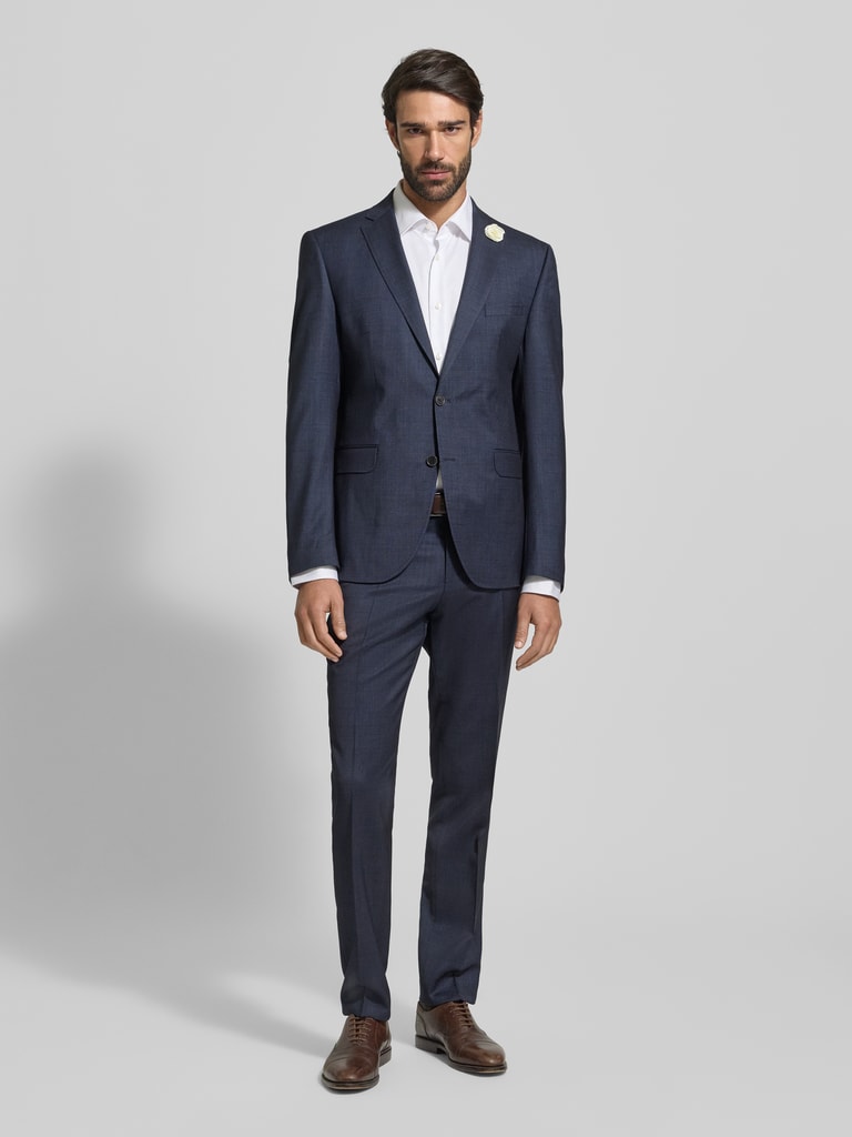 CG - Club of Gents Slim Fit 2-Knopf-Sakko mit Zier-Detail (marine ...