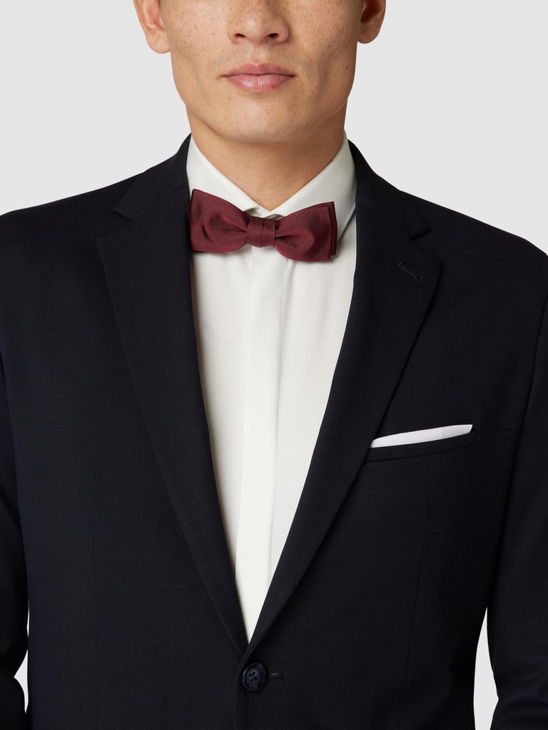 BOSS Strik met structuurmotief, model 'Schleife' in bordeaux online ...