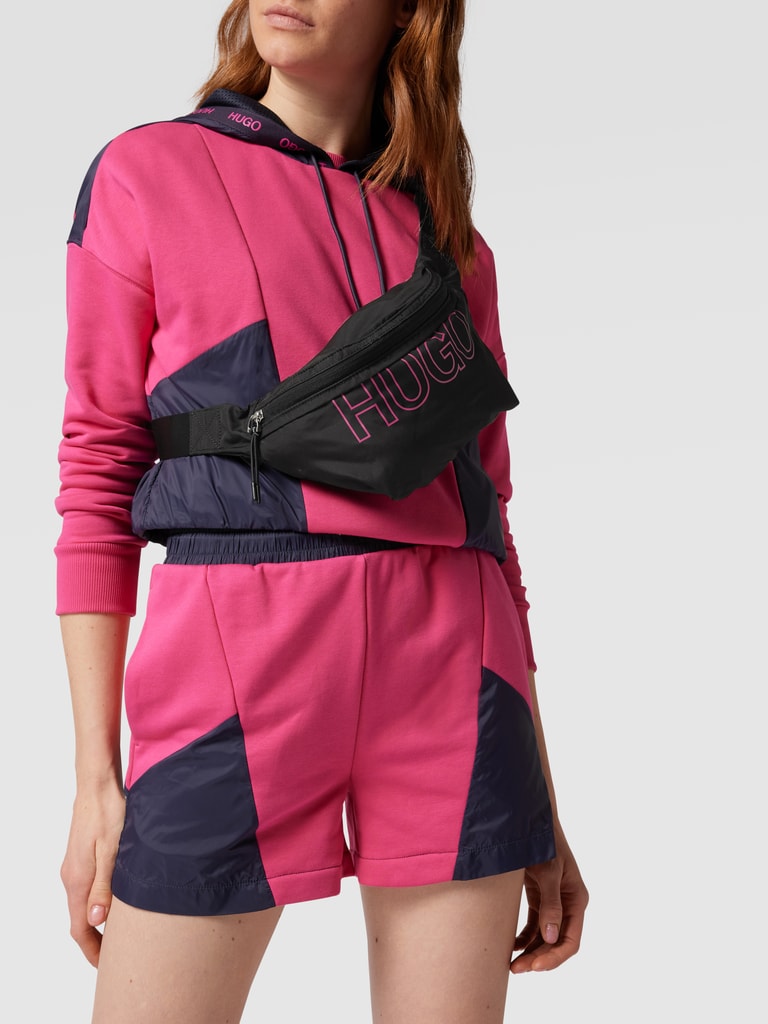 HUGO Bauchtasche mit Label-Schriftzug (black) online kaufen