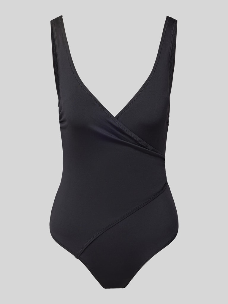 Kup online MAGIC Bodyfashion Strój kąpielowy w stylu kopertowym (czarny)