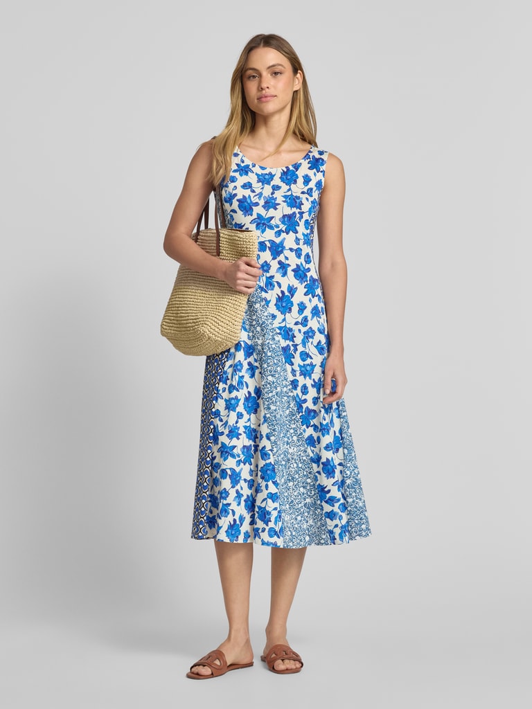 Weekend Max Mara Midikleid im ärmellosen Design Modell 'CUBANO' (royal ...