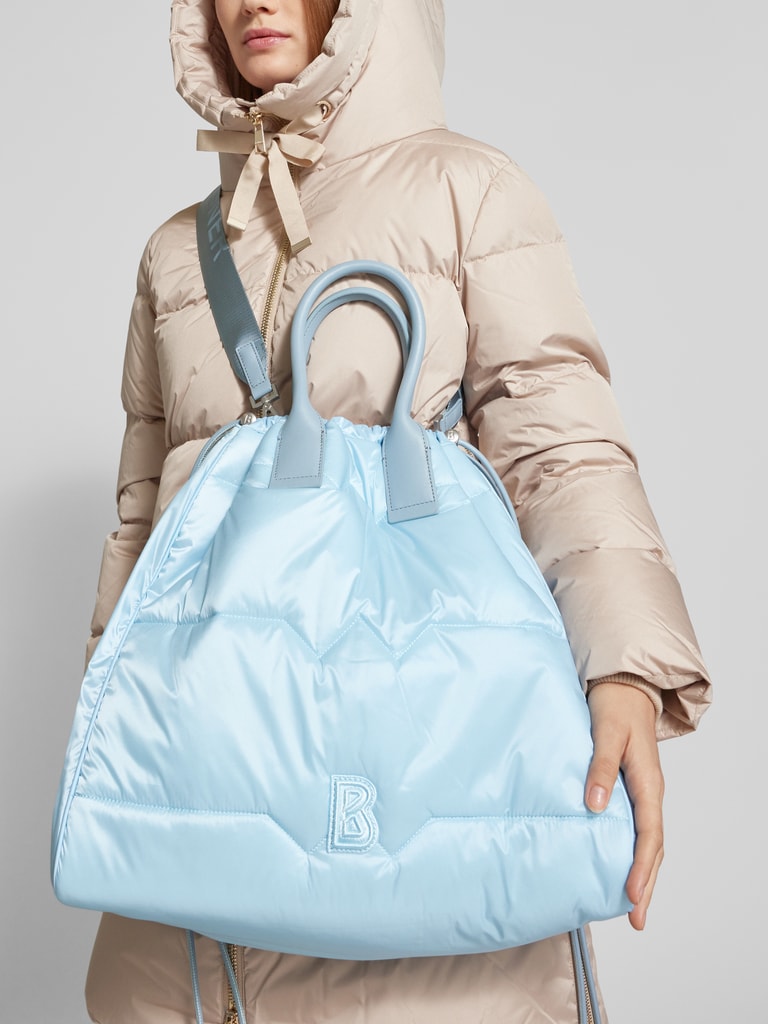 BOGNER Tote Bag mit Label-Detail Modell 'Malina' (hellblau) online kaufen