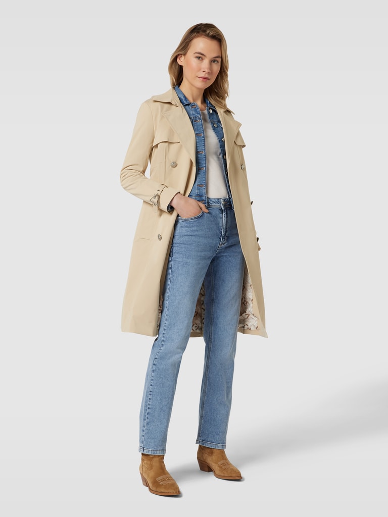 Guess Trenchcoat aus Viskose-Elasthan-Mix (sand) online kaufen