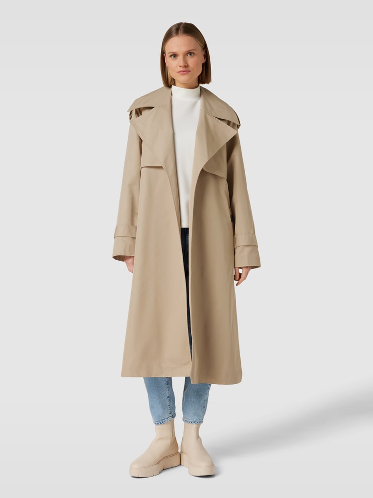 Minus Trenchcoat mit seitlichen Eingrifftaschen Modell 'ANDREA' (sand ...
