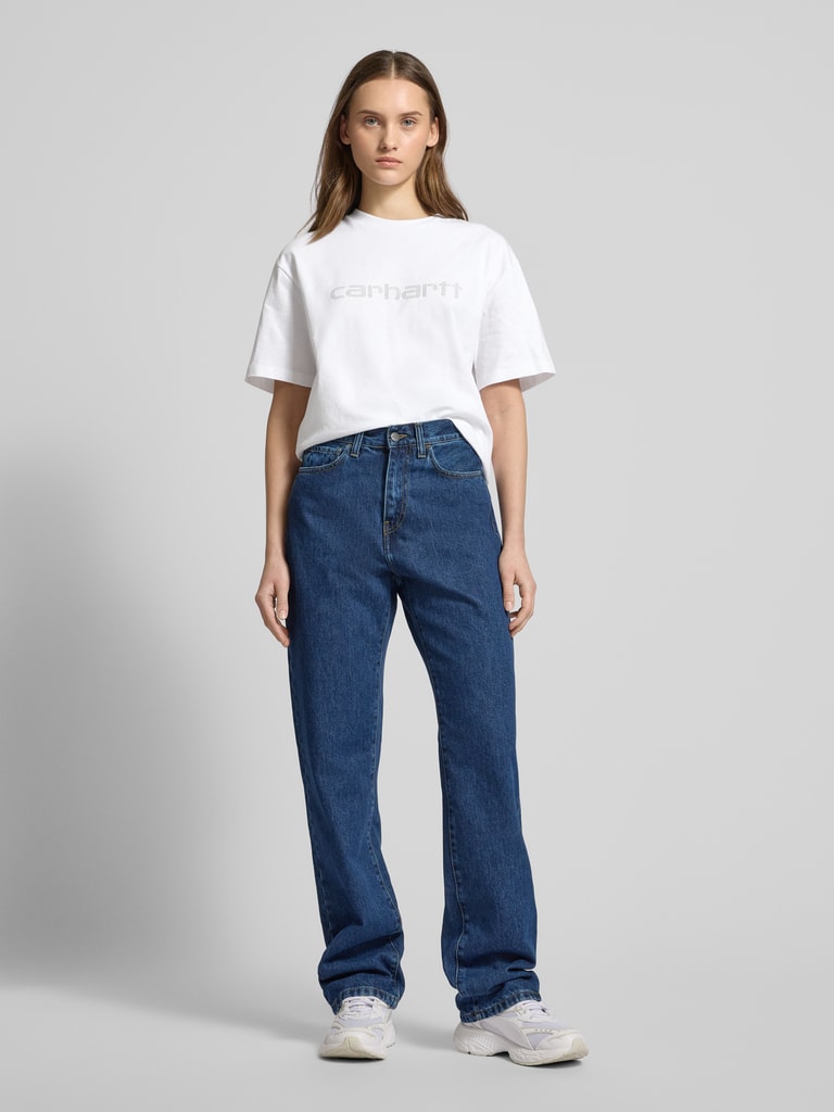 Carhartt Work In Progress T-Shirt mit Strasssteinbesatz Modell 'Rivet ...