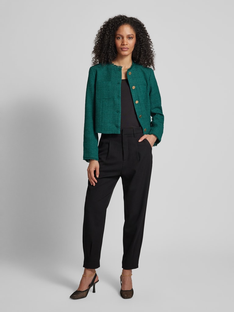 Apricot Blazer mit ausgefransten Abschlüssen (gruen) online kaufen
