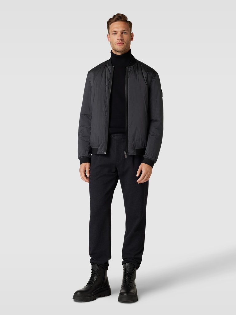 BOSS Orange Bomberjacke mit gerippten Abschlüssen Modell 'Overse ...