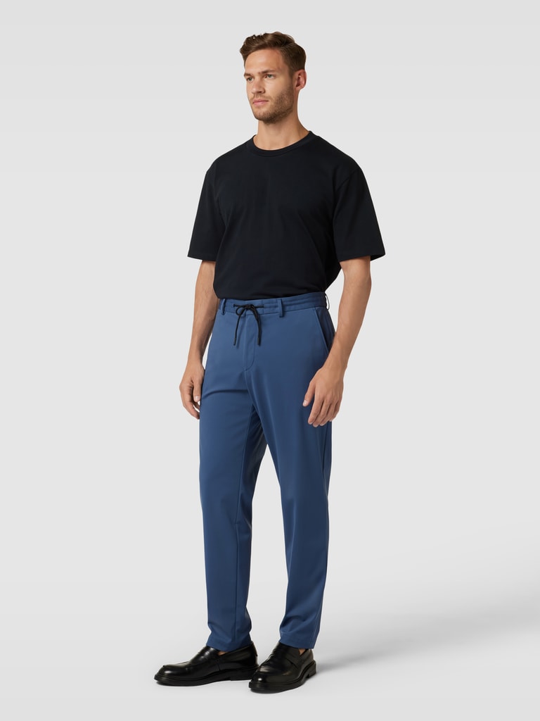 BOSS Stoffhose mit Eingrifftaschen Modell 'Genius' (rauchblau) online ...