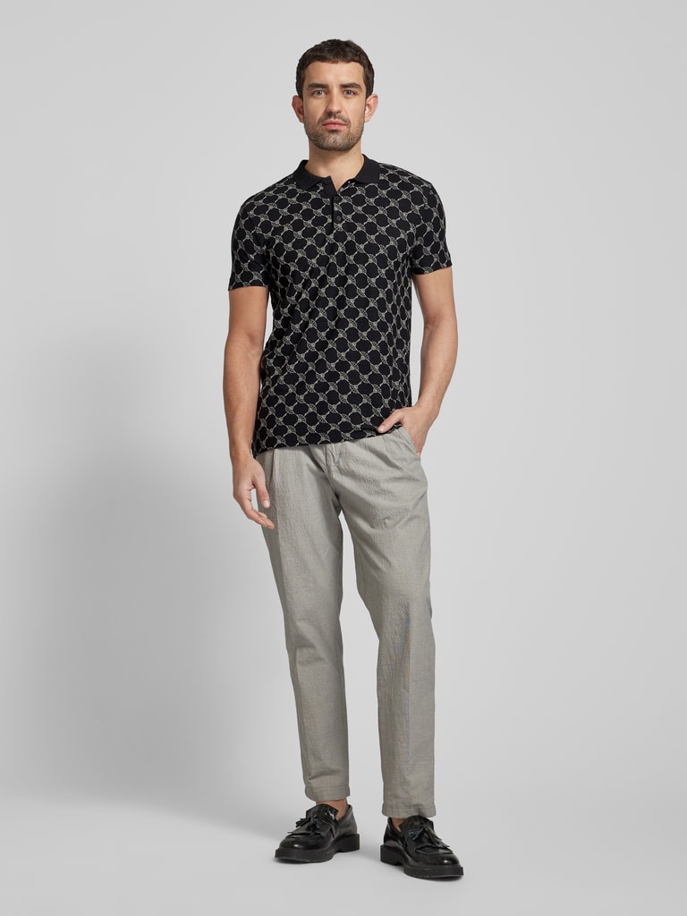 JOOP! Collection Regular Fit Poloshirt mit Allover-Logo-Print Modell ...