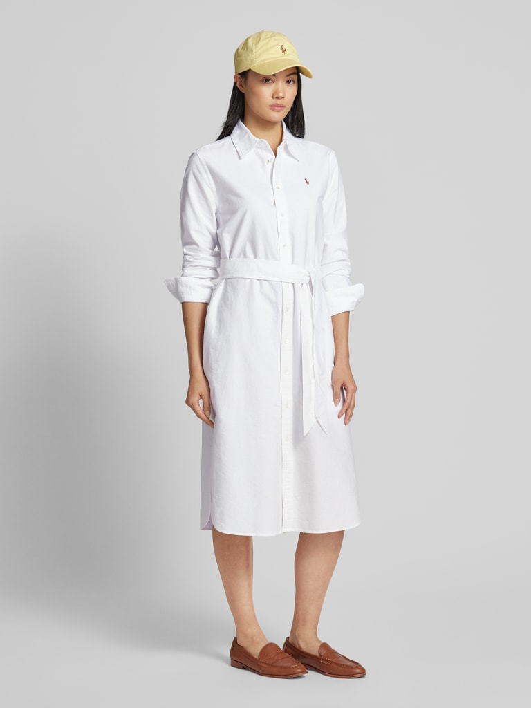 Polo Ralph Lauren Hemdblusenkleid mit Logo-Stitching Modell 'CORY ...