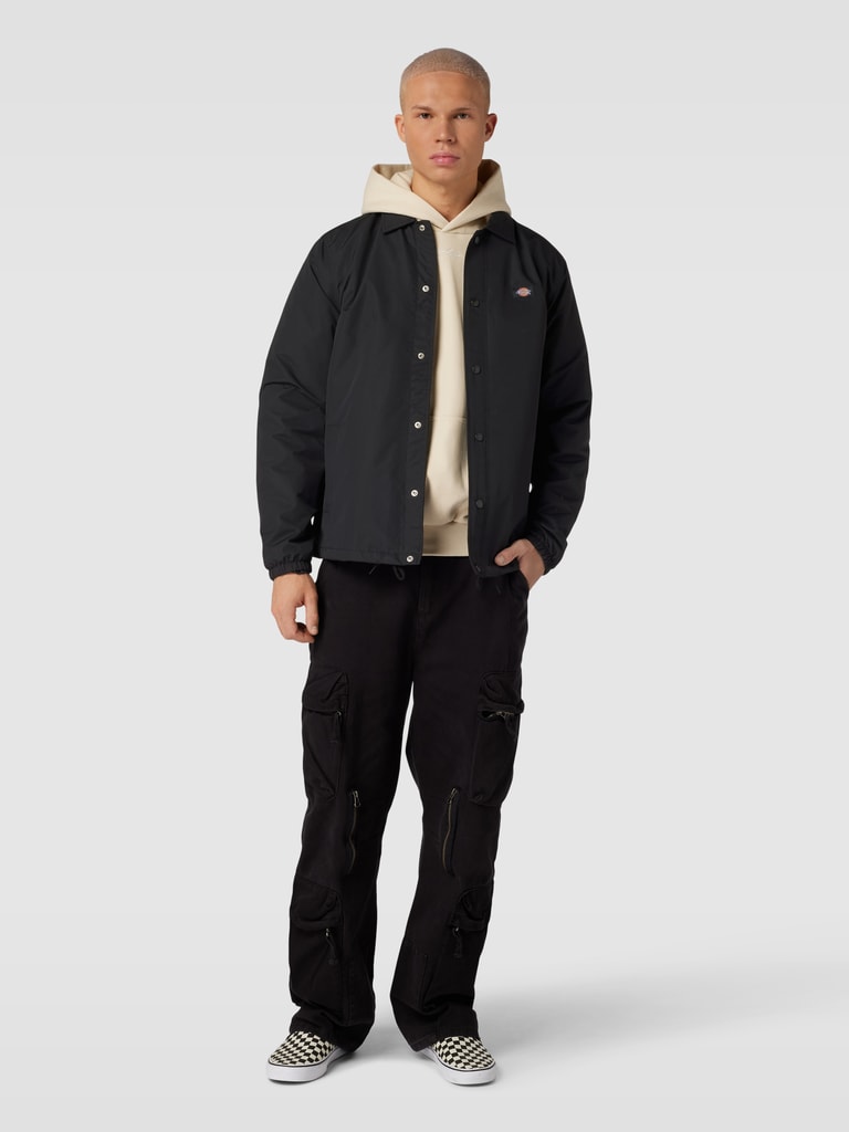 Dickies Jacke mit Label-Patch Modell 'OAKPORT' (black) online kaufen