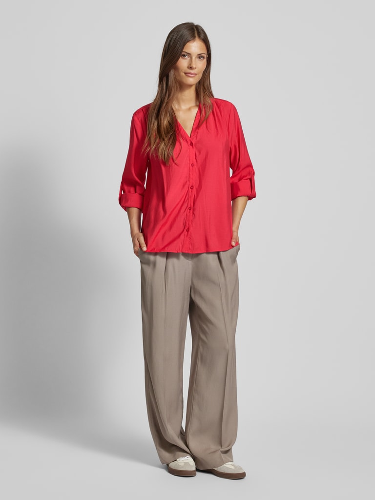 B.Young Overhemdblouse met V-hals, model 'Hilla' in felroze online ...