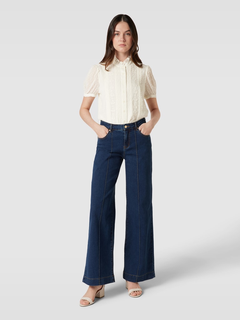 Lauren Ralph Lauren Bluse mit Stickerei-Muster Modell 'LAVOYA ...