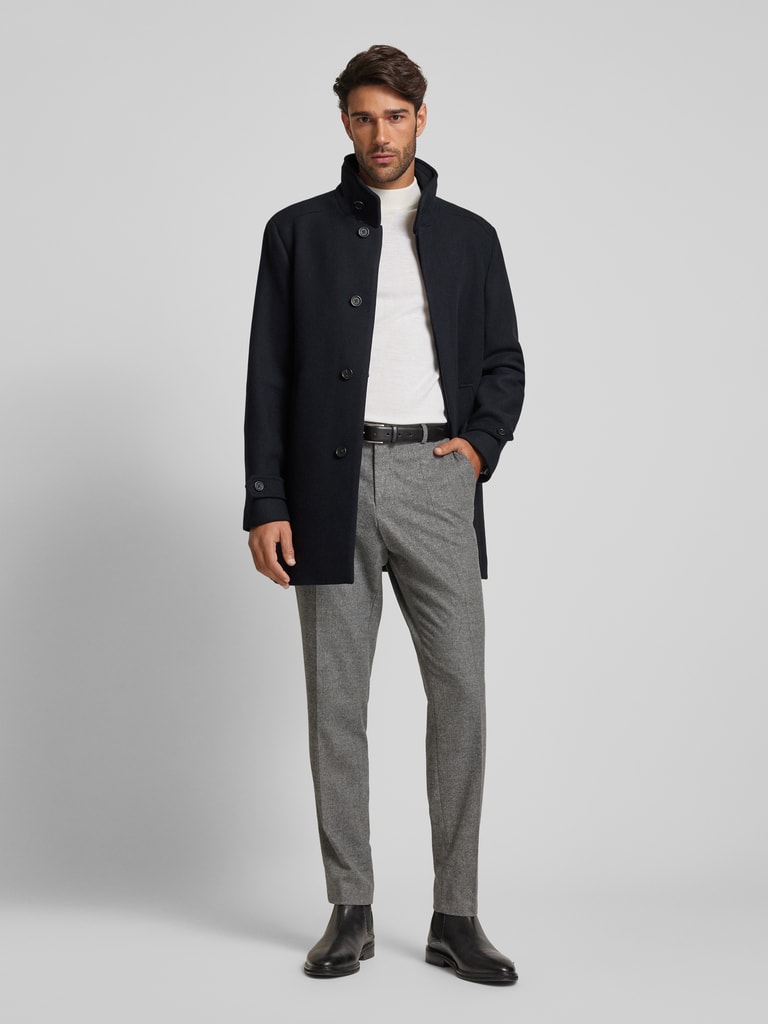 SELECTED HOMME Mantel mit Stehkragen Modell 'NEW REUBEN' (black) online kaufen