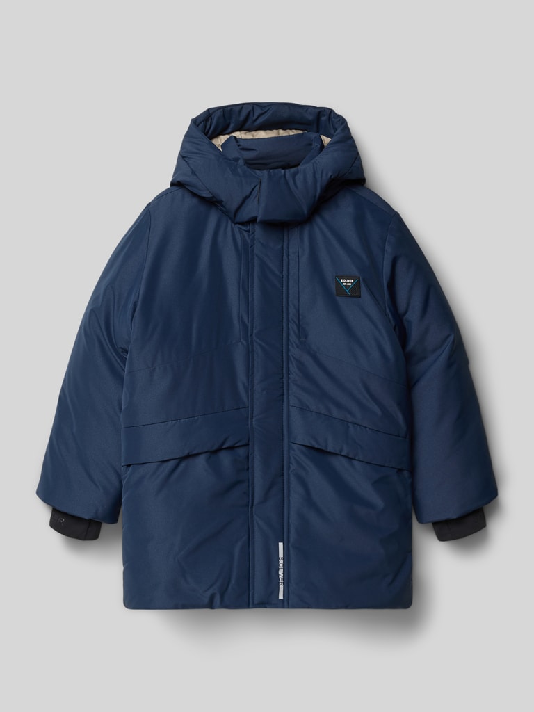Kup online s.Oliver RED LABEL Parka o kroju regular fit z naszywką z ...