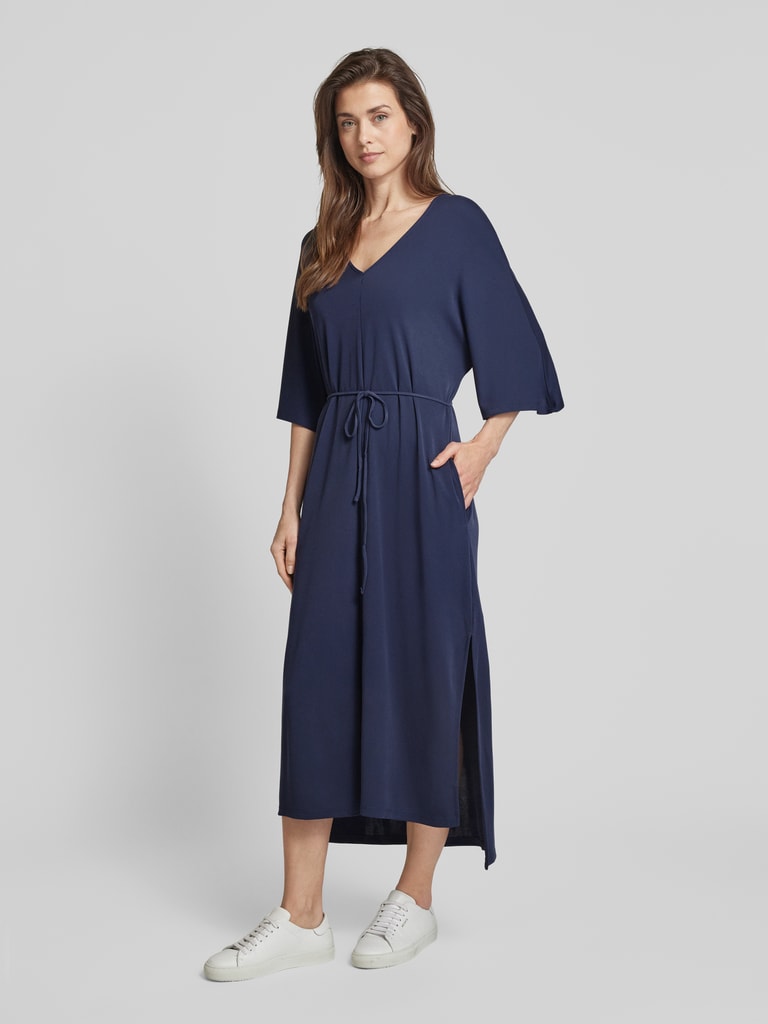 Kup online MSCH Copenhagen Sukienka midi z wiązanym paskiem model ...