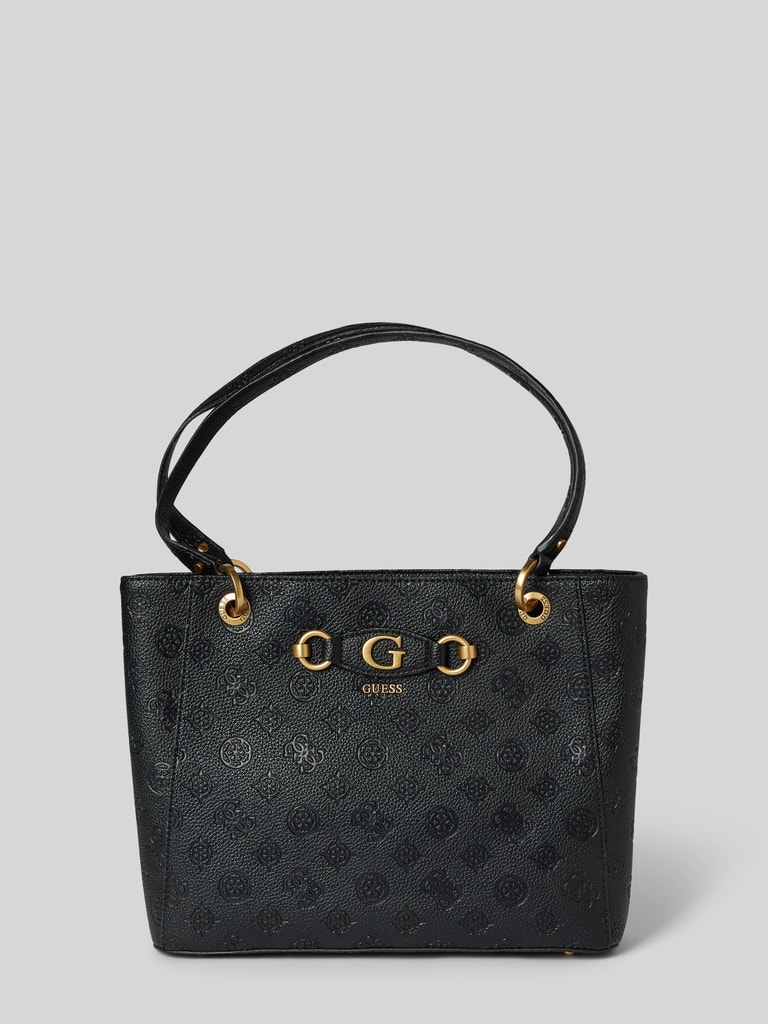 Guess Shopper mit Label-Badge Modell 'IZZY PEONY' (black) online kaufen
