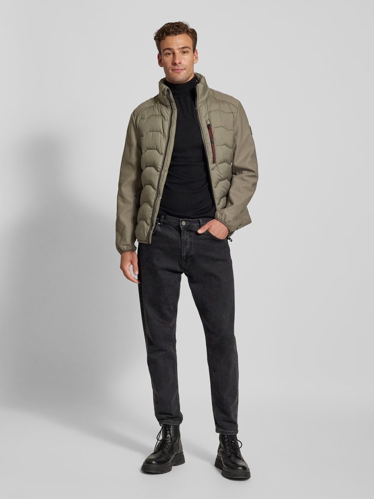 Tom Tailor Regular fit functioneel jack met doorgestikte naden in ...