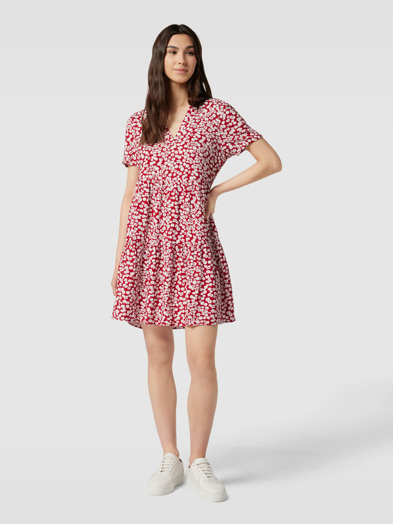 Only Minikleid mit floralem Muster Modell 'NOVA' (kirsche) online kaufen