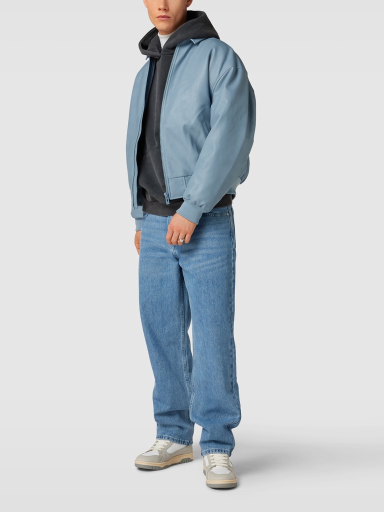 REVIEW Jacke in Leder-Optik (hellblau) online kaufen