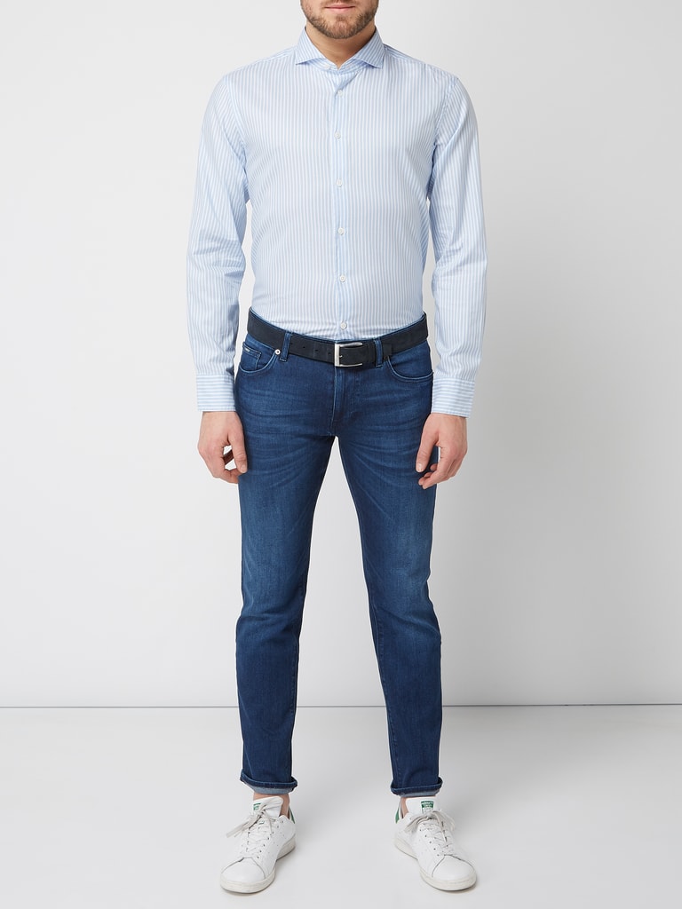 House of Paul Rosen Slim Fit Freizeithemd aus Oxford (bleu) online kaufen