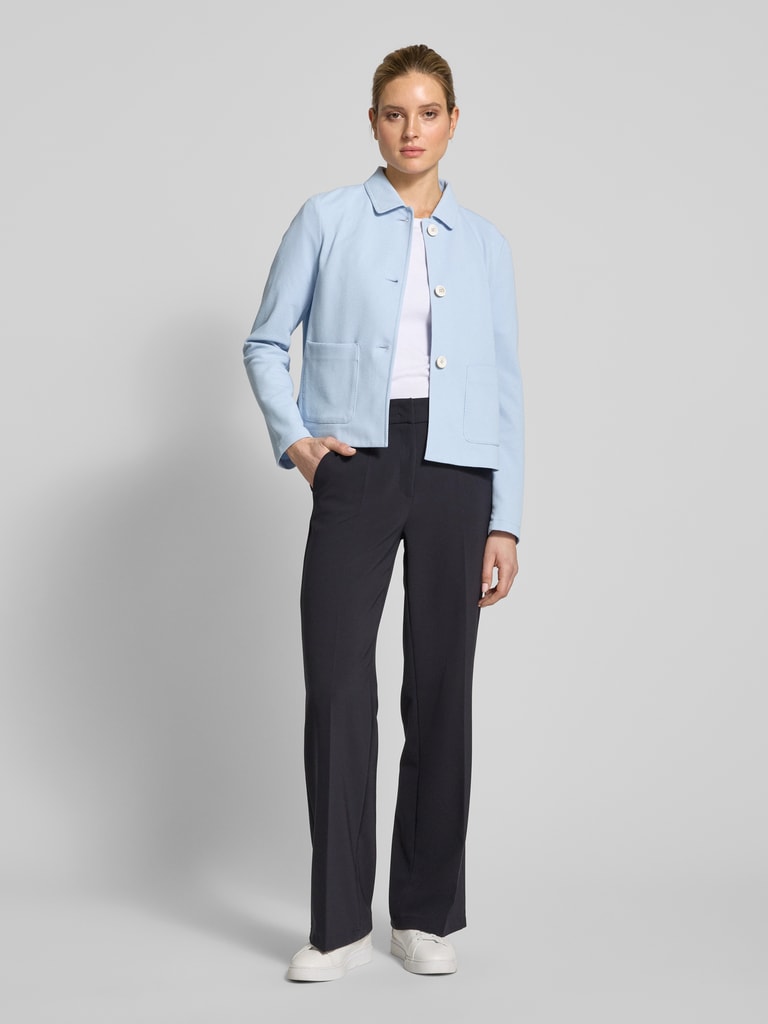 WHITE LABEL Jack met platte kraag in bleu online kopen | P&C