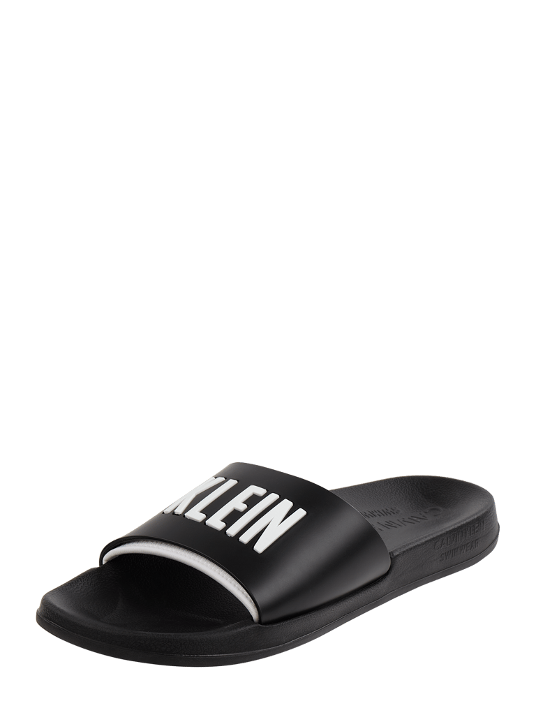 CK Calvin Klein Slides mit Logo-Applikation (black) online kaufen
