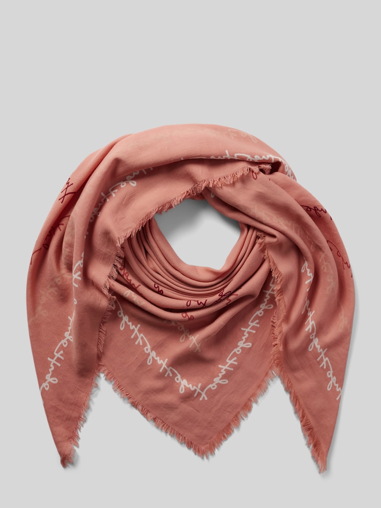 HUGO Tuch mit Fransen Modell 'Alycia' (rose) online kaufen
