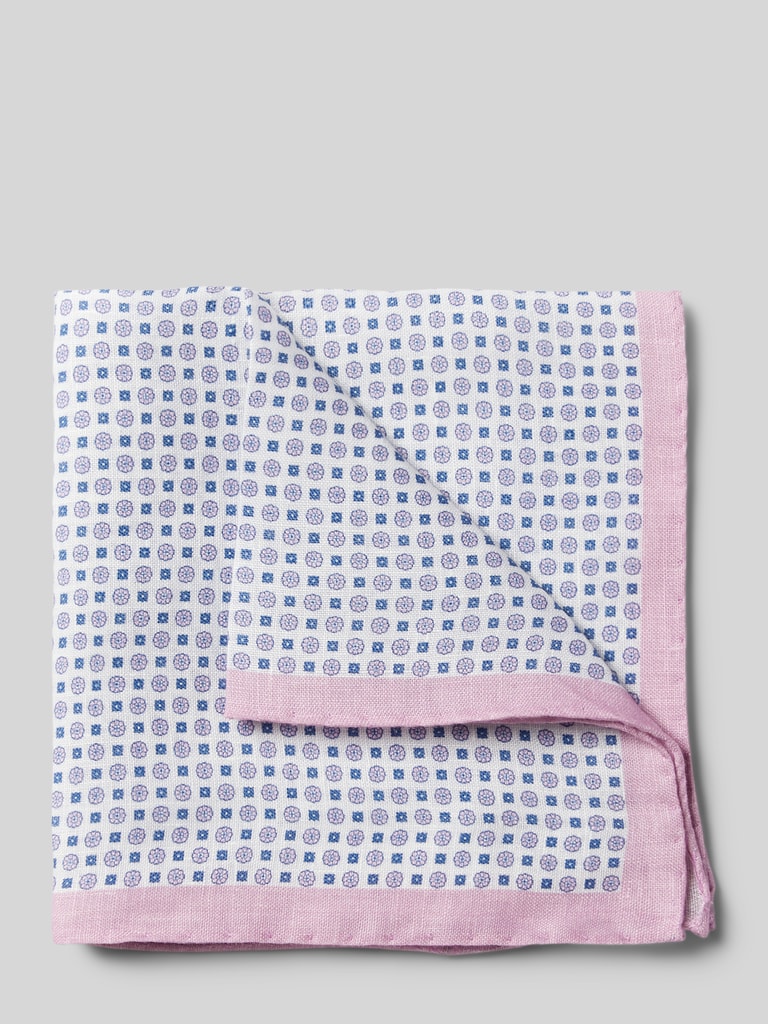 Kup online Verugia Poszetka lniana ze wzorem na całej powierzchni ...