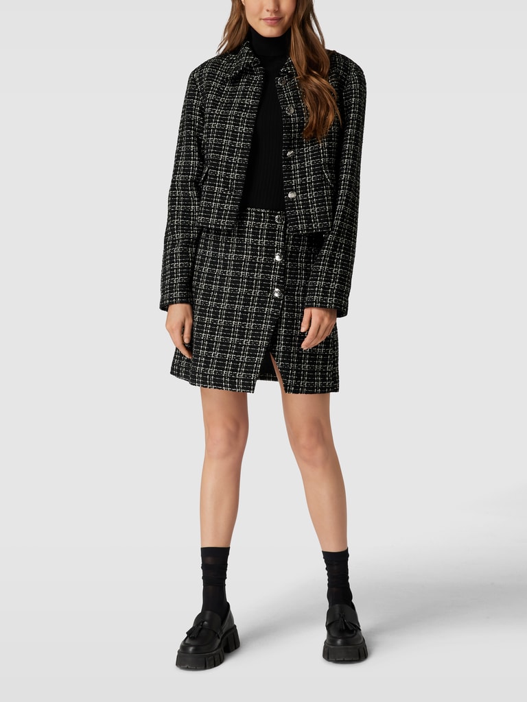 HUGO Rock mit Effektgarn Modell 'Rimia' (black) online kaufen