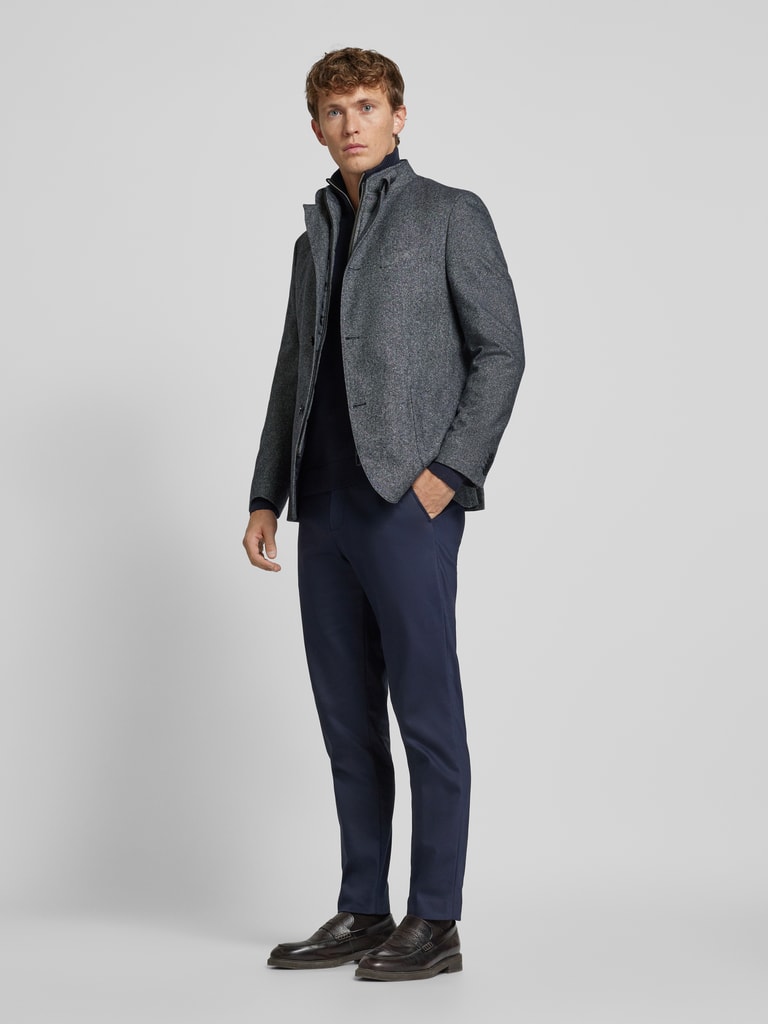 DIGEL Colbert met opstaande kraag, model 'Enver' in lichtblauw online ...