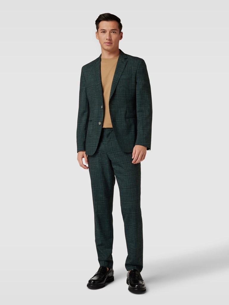 BOSS Pak met tartanruit, model 'Huge' in flessengroen online kopen | P&C