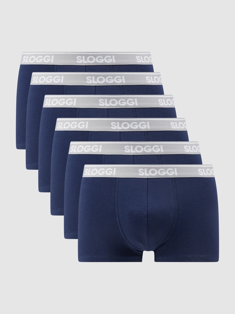 Sloggi Trunks mit Stretch-Anteil im 6er-Pack (dunkelblau) online kaufen