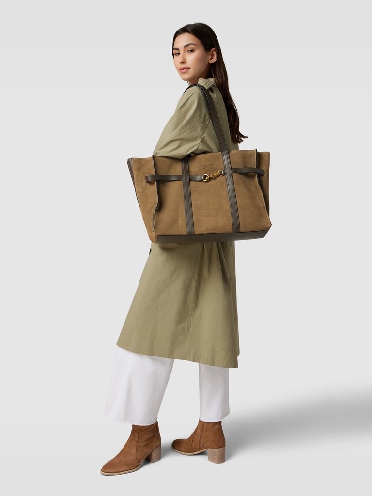 LIEBESKIND BERLIN Shopper mit Label-Details Modell 'Mara' (schlamm ...