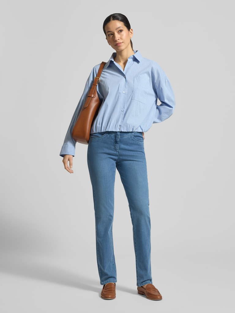 Kup online Raphaela By Brax Jeansy z wpuszczanymi kieszeniami Model ...