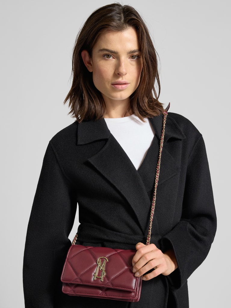 Steve Madden Crossbodytas met logo-applicatie, model 'Bendue' in rood ...